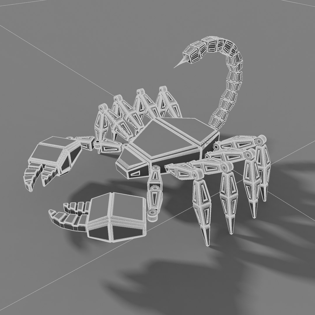 Obj Scorpion Robot