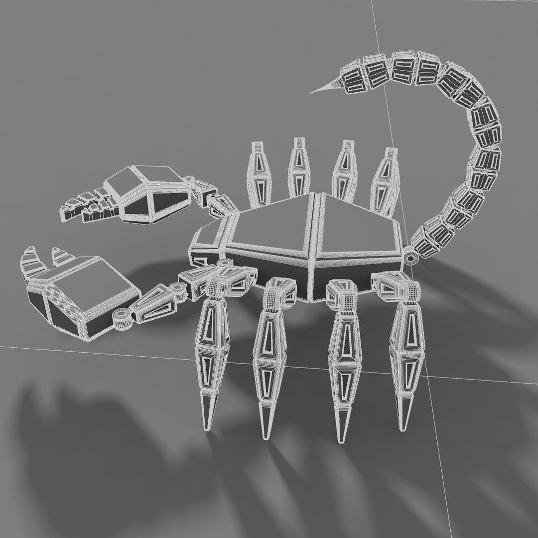 Obj Scorpion Robot