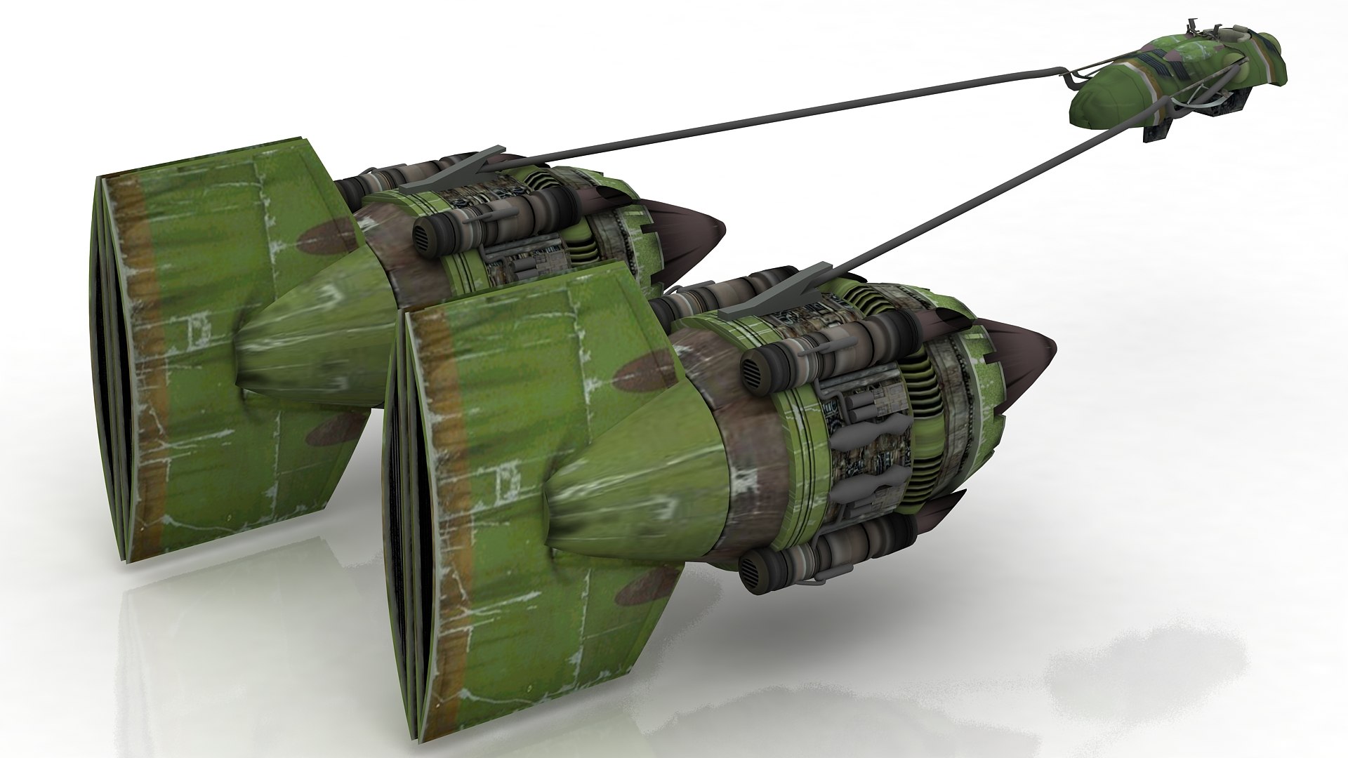Gasgano Racer Anakin Pod 3D - TurboSquid 1626428