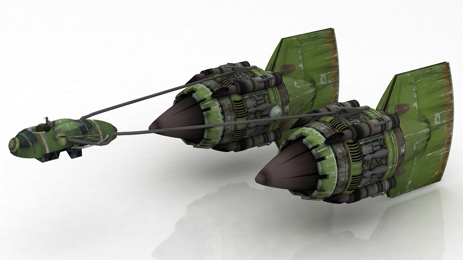 Gasgano Racer Anakin Pod 3D - TurboSquid 1626428