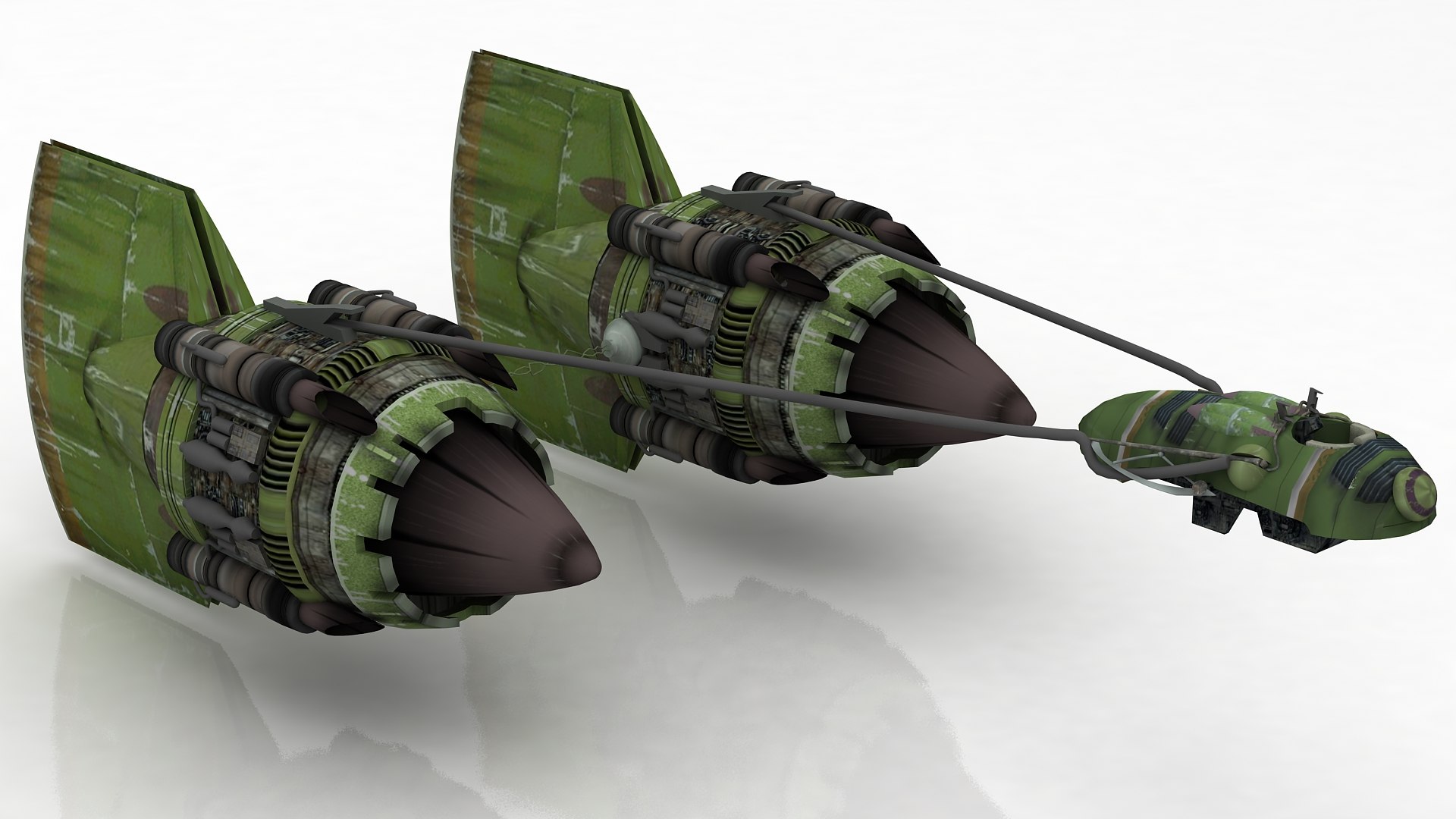 Gasgano Racer Anakin Pod 3D - TurboSquid 1626428