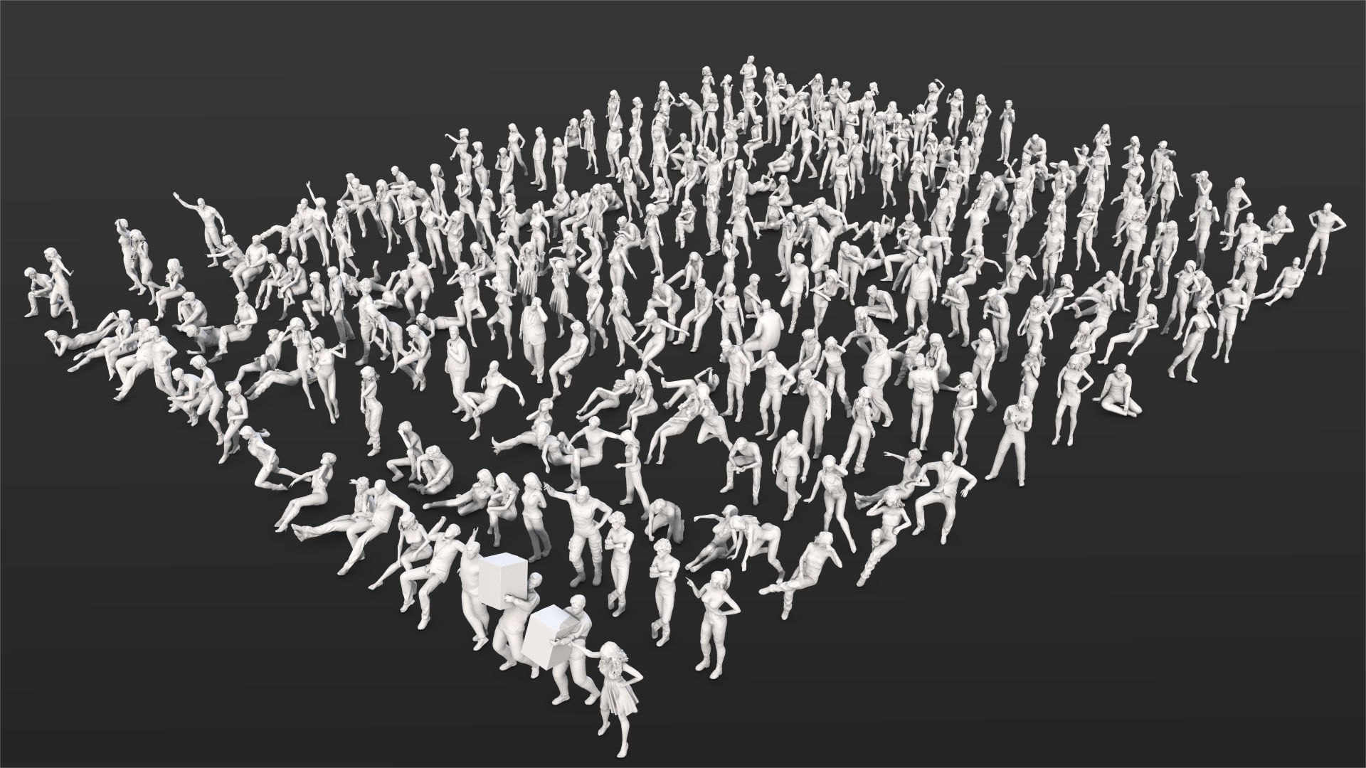 3D Crowd Set-01 275 - TurboSquid 2124457
