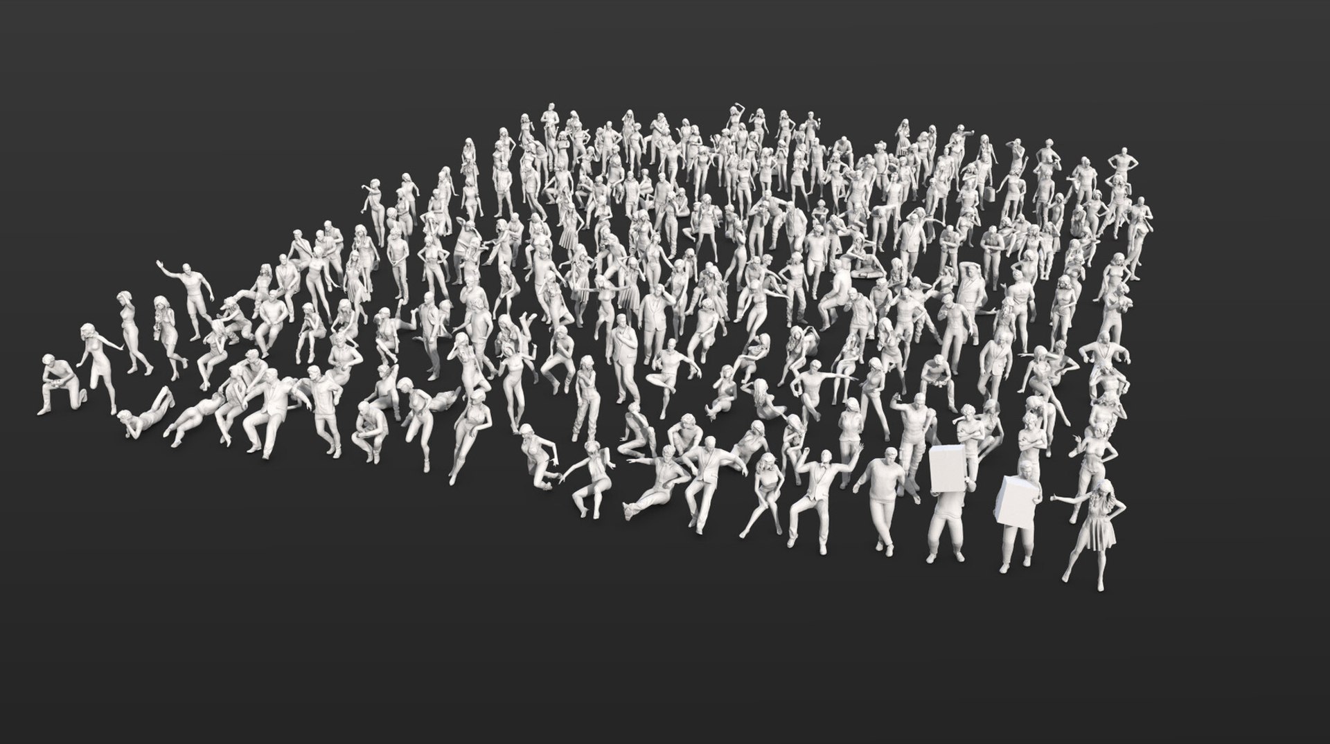 3D Crowd Set-01 275 - TurboSquid 2124457
