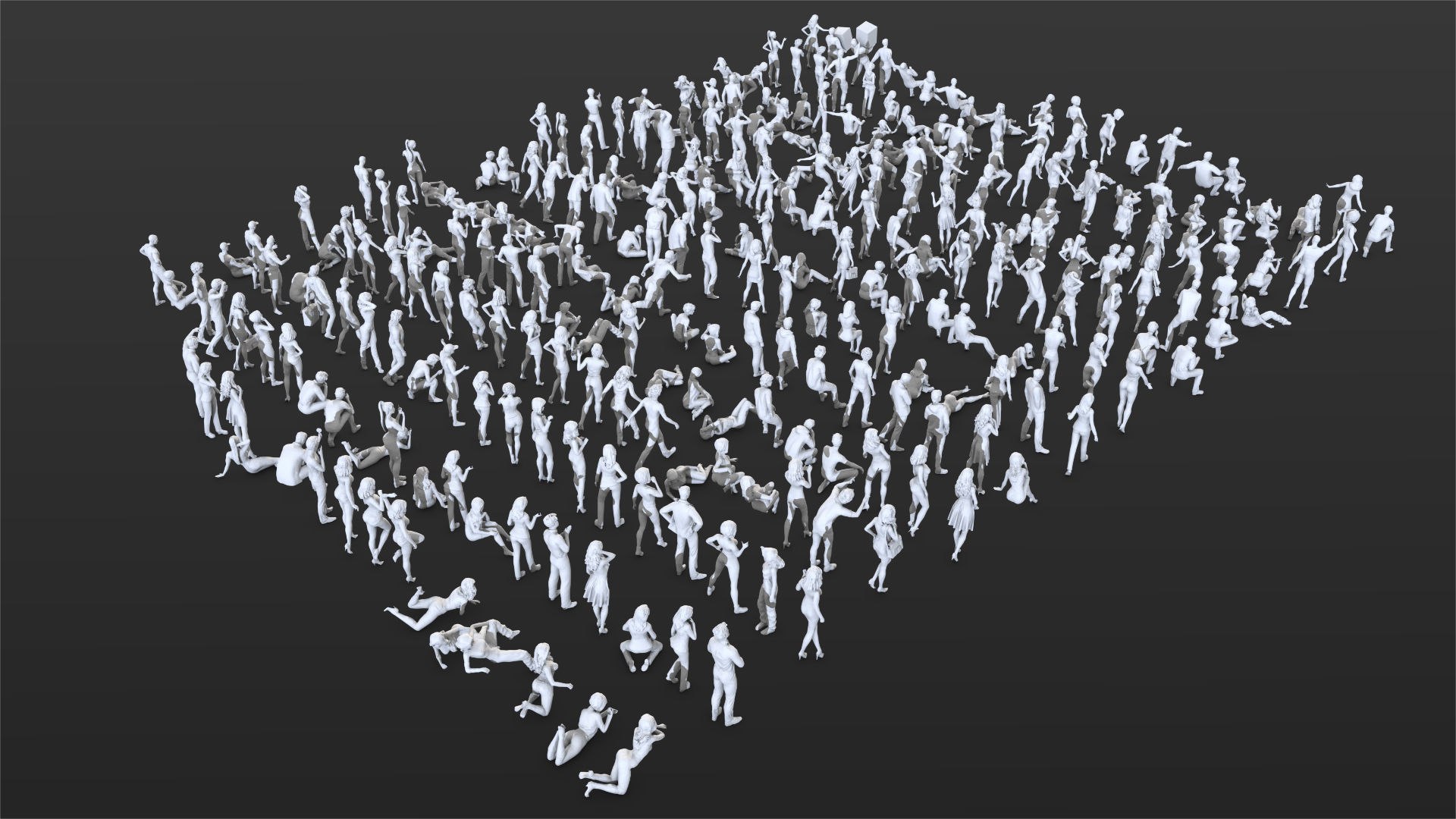 3D Crowd Set-01 275 - TurboSquid 2124457