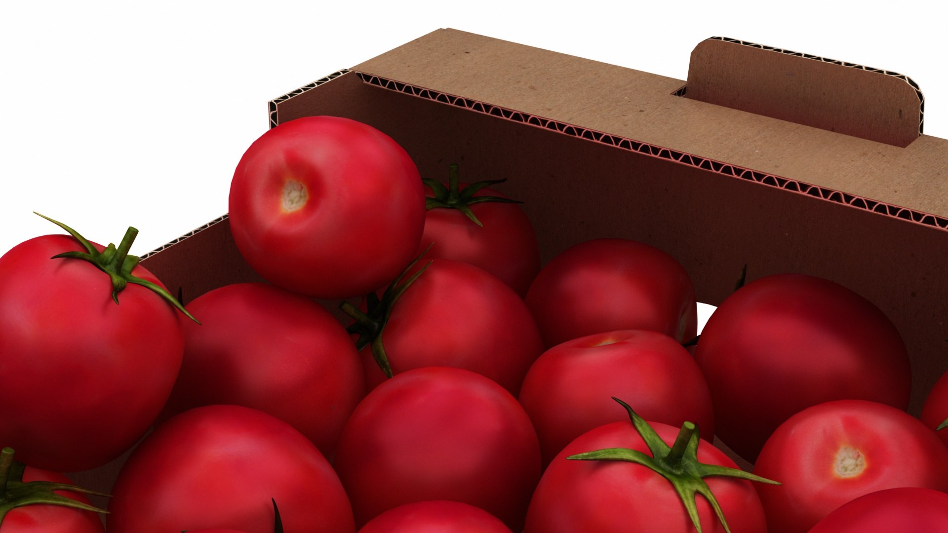 Fruit Cardboard Box Withs 3D Model - TurboSquid 1542575