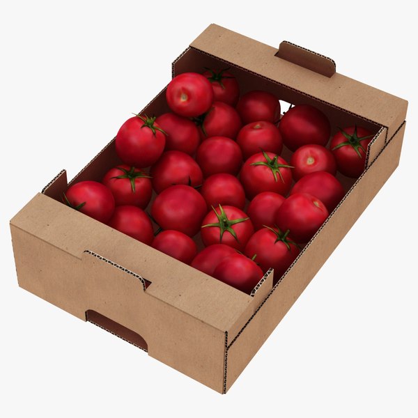Fruit cardboard box withs 3D model - TurboSquid 1542575