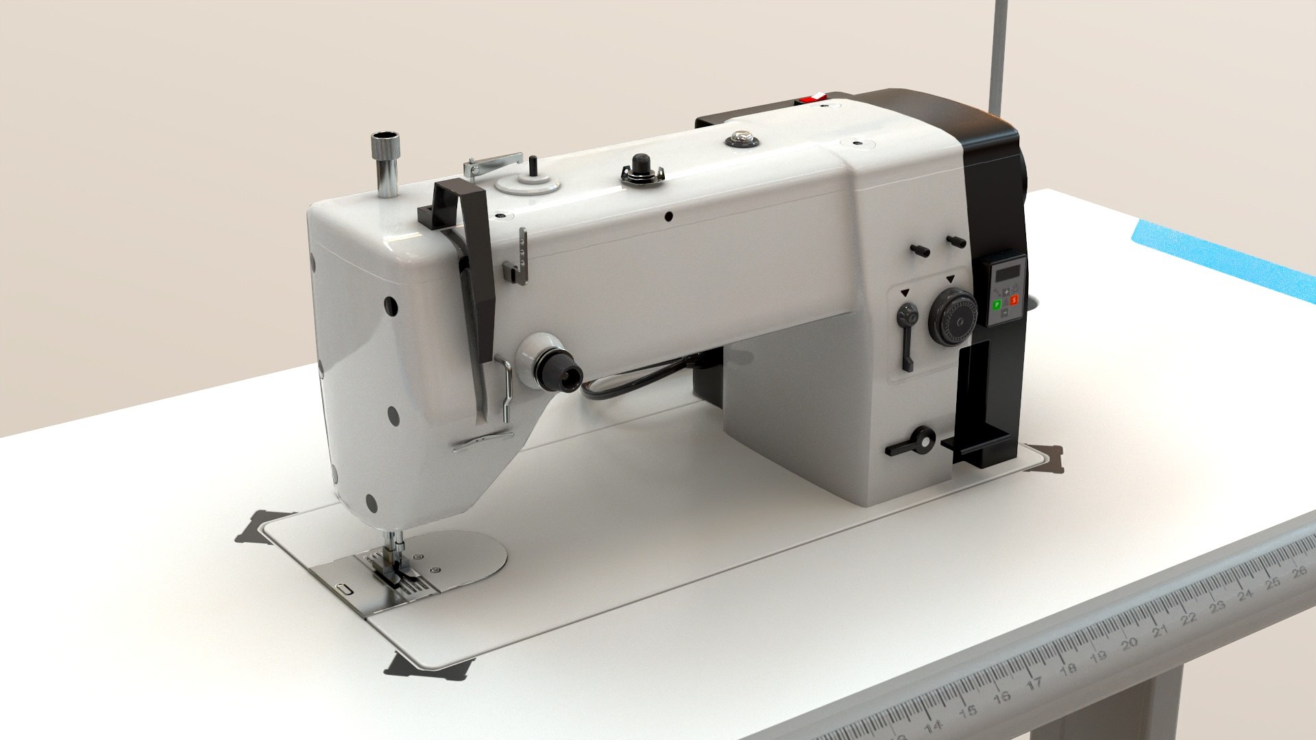 Sewing Machine Industrial 3D - TurboSquid 2001773