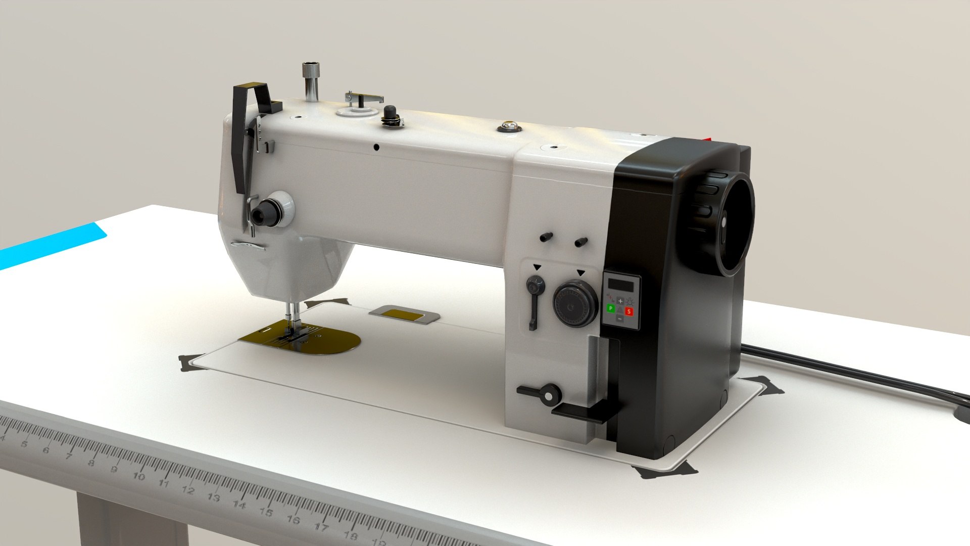 modelo 3d Sewing Machine Industrial - TurboSquid 2001773