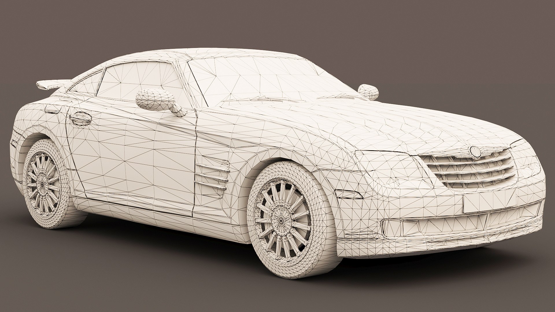 Chrysler Crossfire 2004 3D - TurboSquid 1977394
