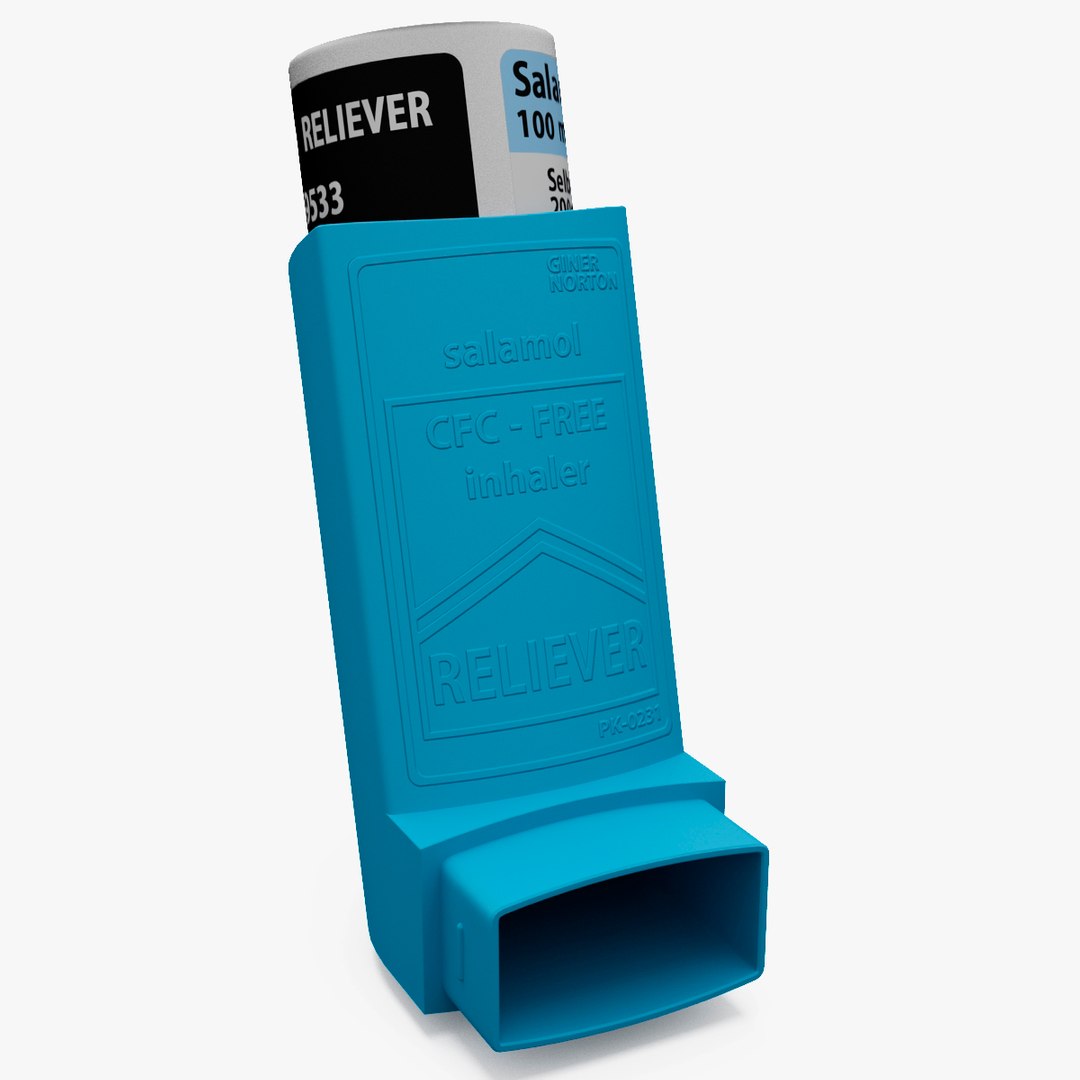 3D asthma inhaler model - TurboSquid 712834