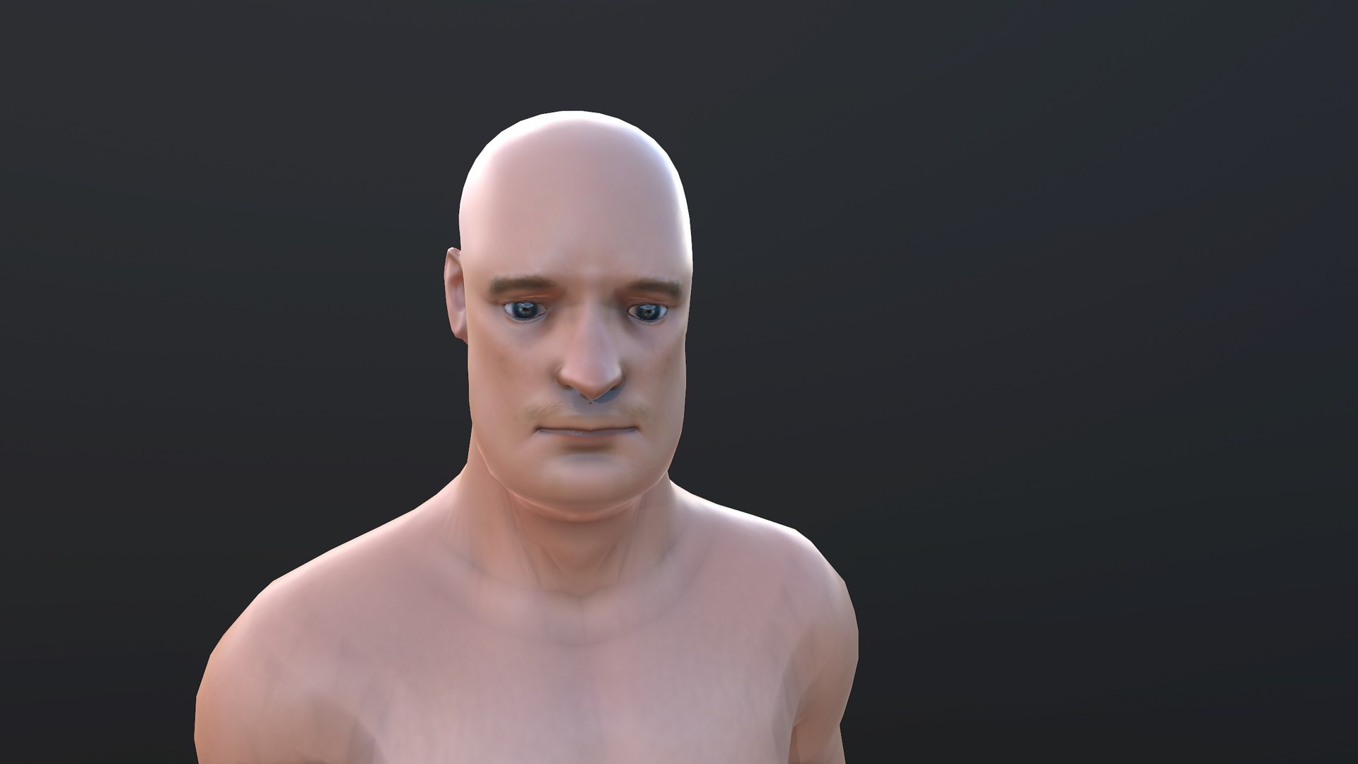 3D fat man model - TurboSquid 1283179