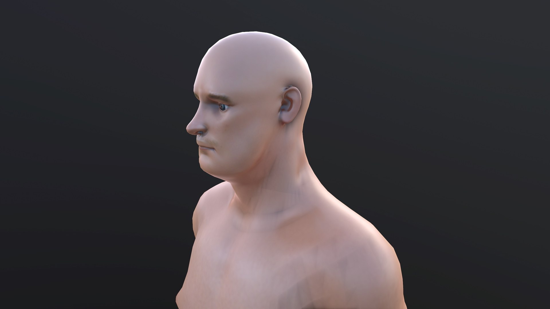 3D fat man model - TurboSquid 1283179