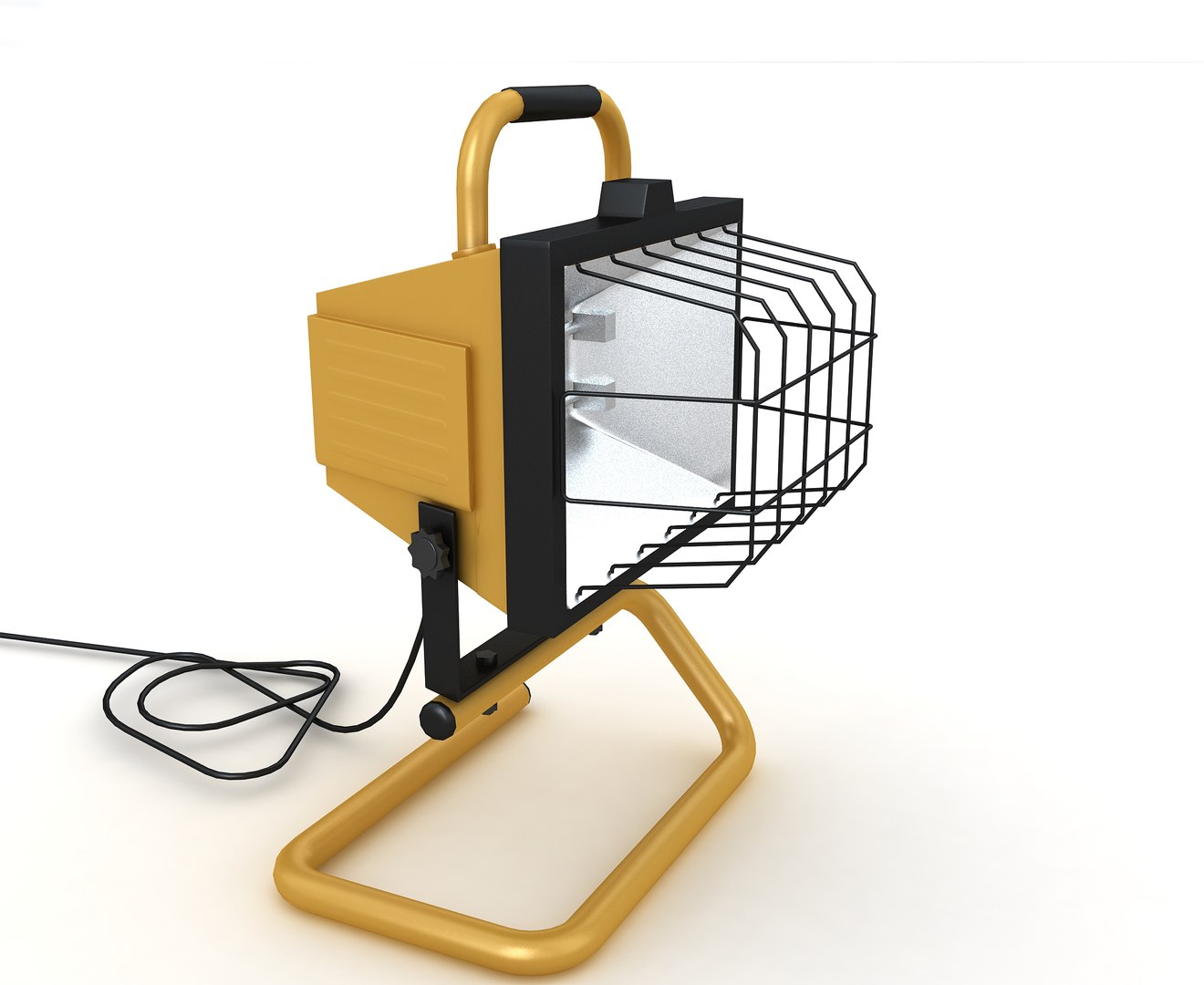 Halogen Work Light 3D Model - TurboSquid 1727161