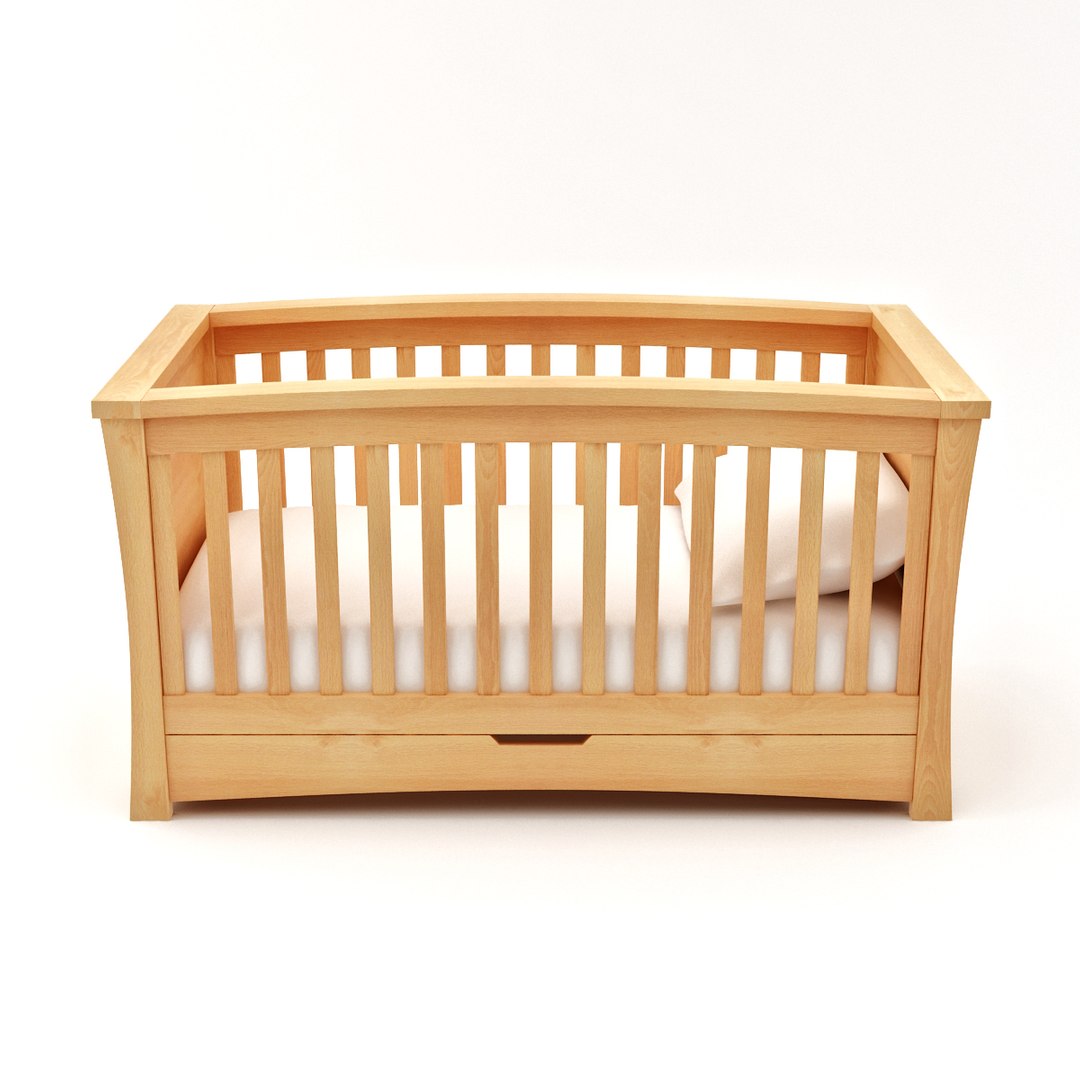 3d Model Baby Cot
