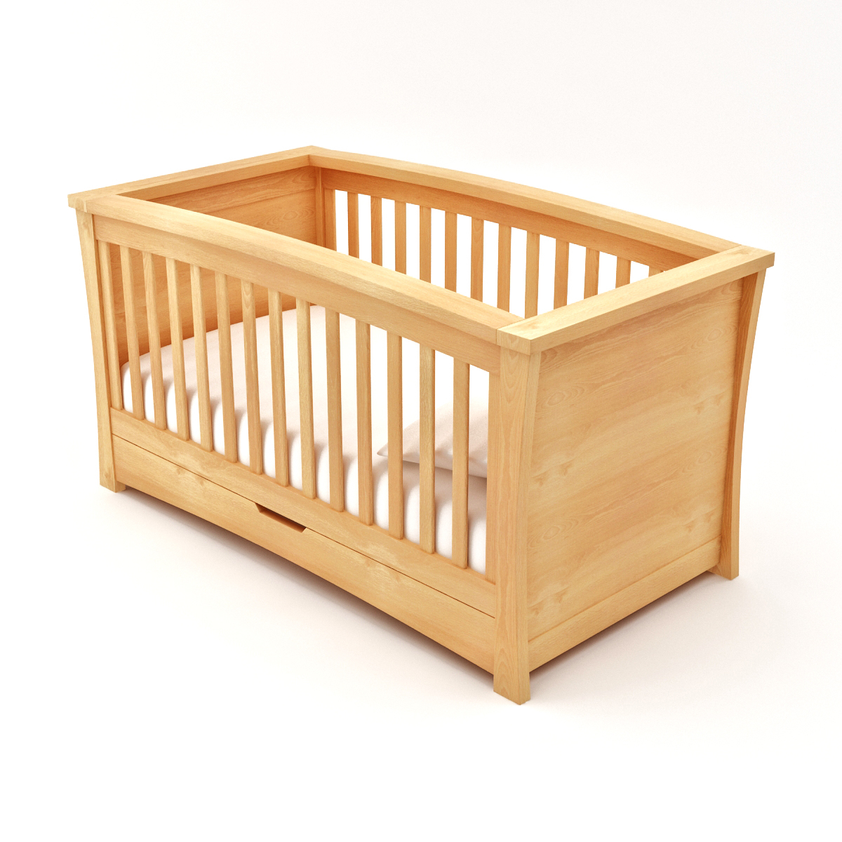 3d model baby cot