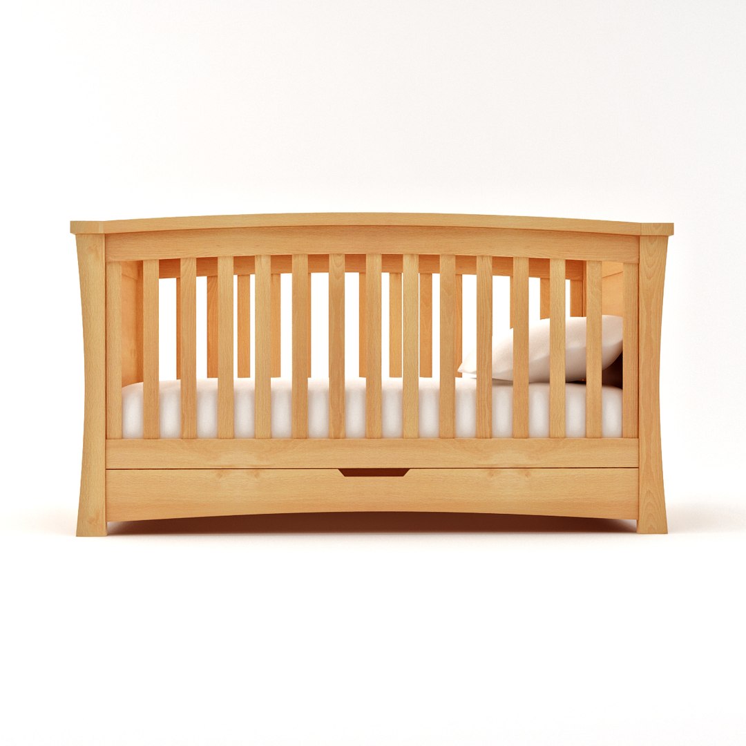 3d Model Baby Cot