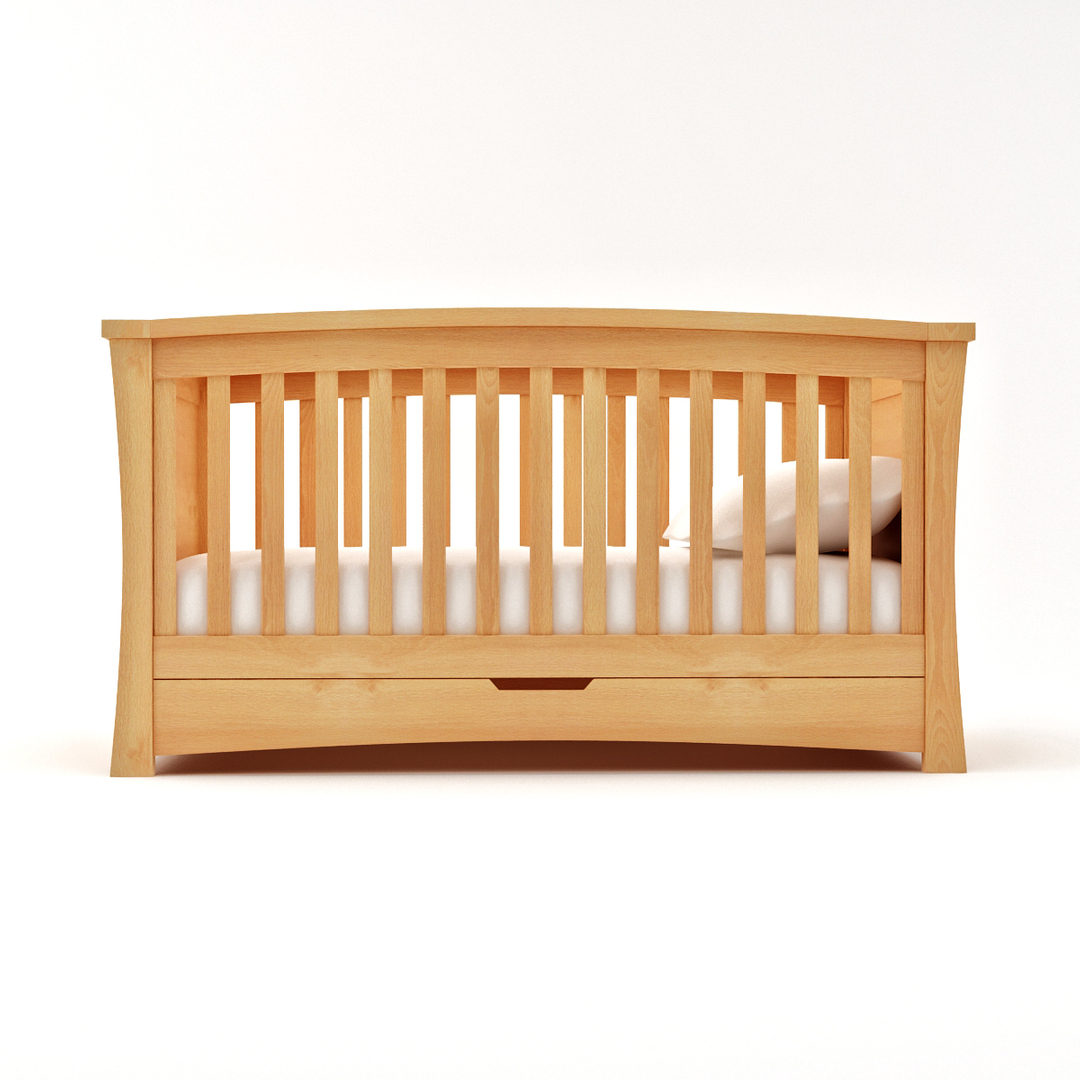 3d model baby cot