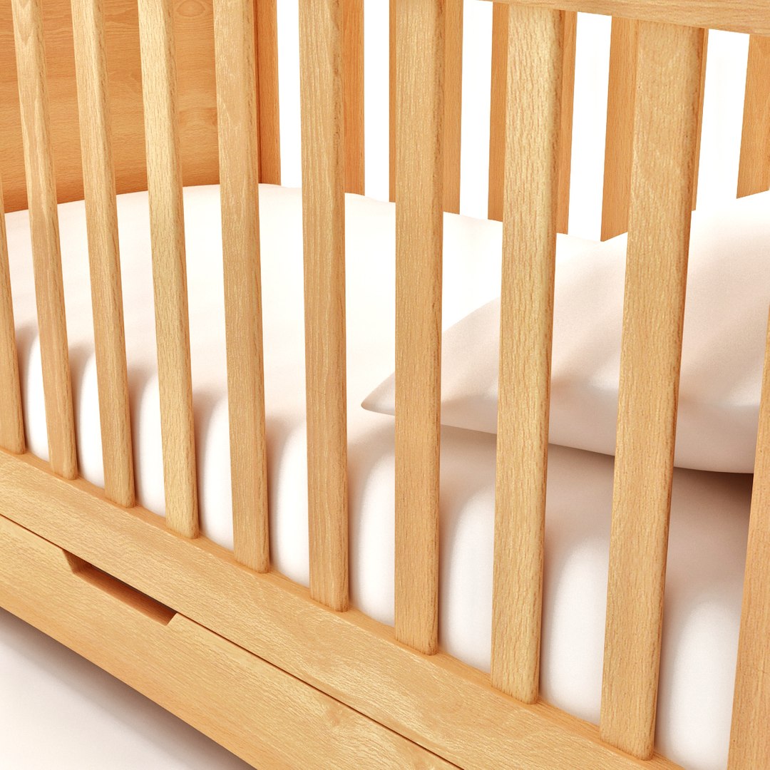 3d Model Baby Cot