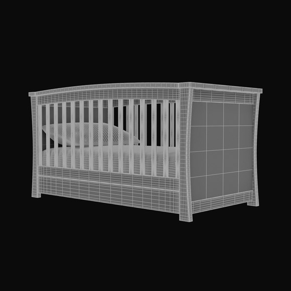 3d model baby cot