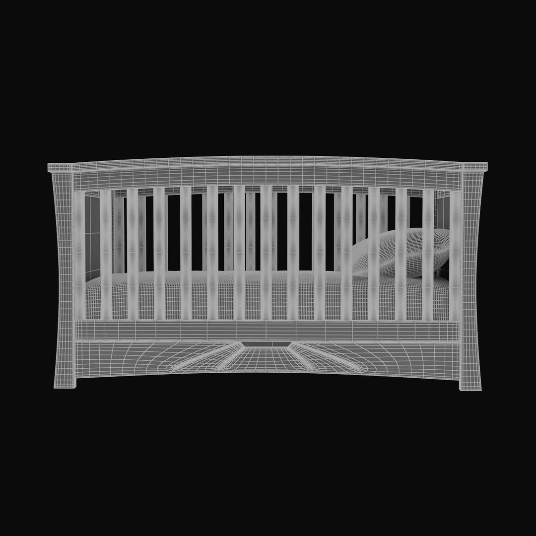 3d Model Baby Cot