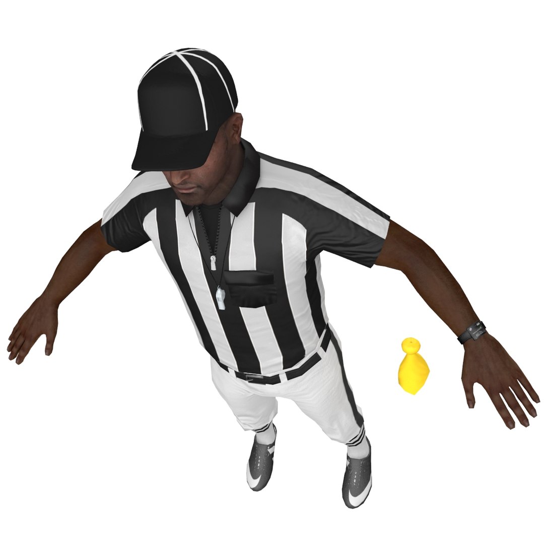 3D Football Referee Model - TurboSquid 1299872