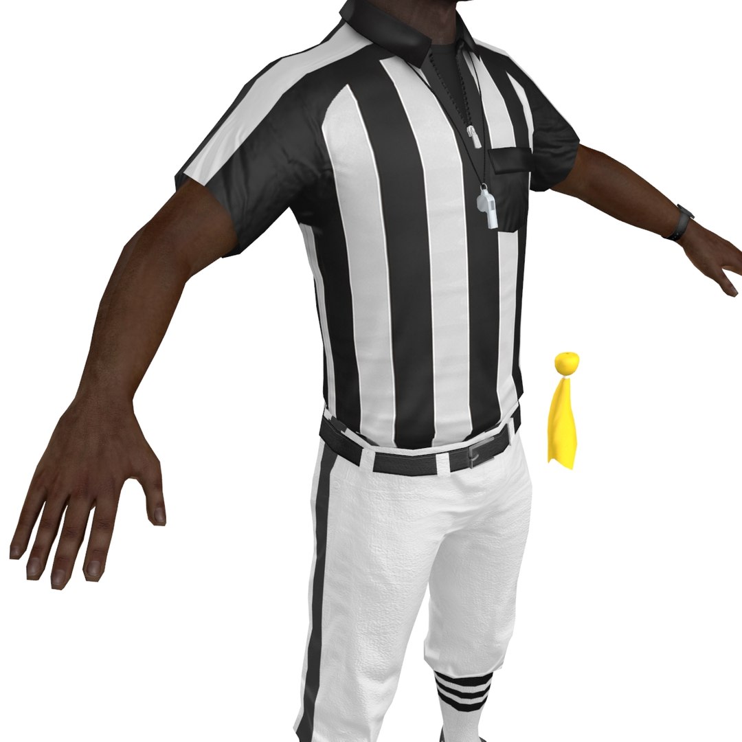 3D Football Referee Model - TurboSquid 1299872