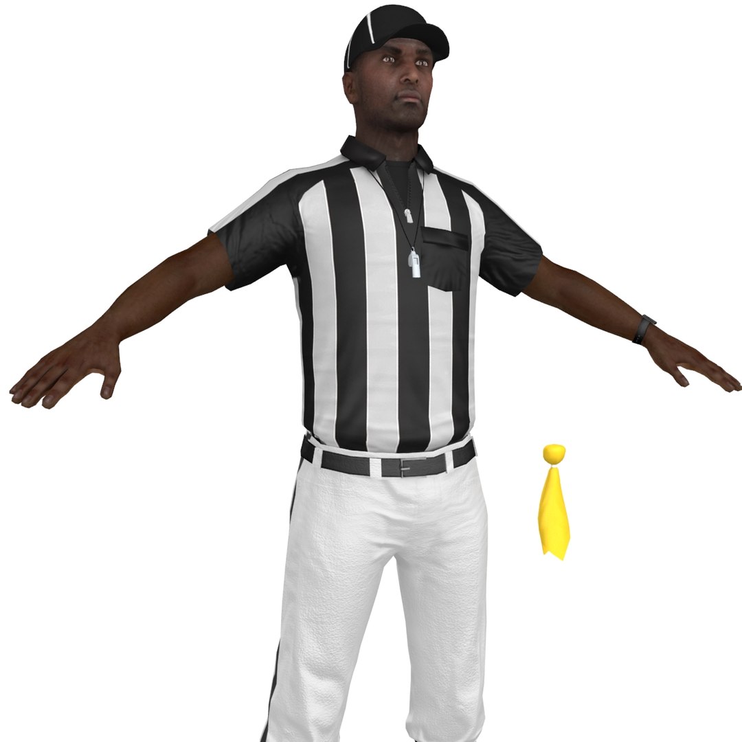3D Football Referee Model - TurboSquid 1299872