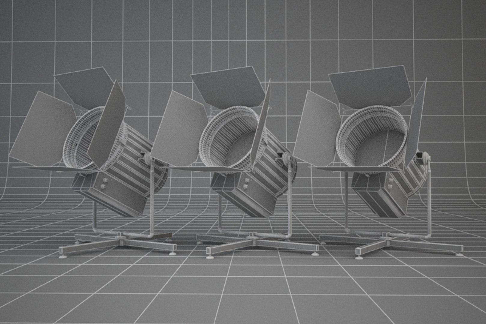 3d Spotlight Spot Model