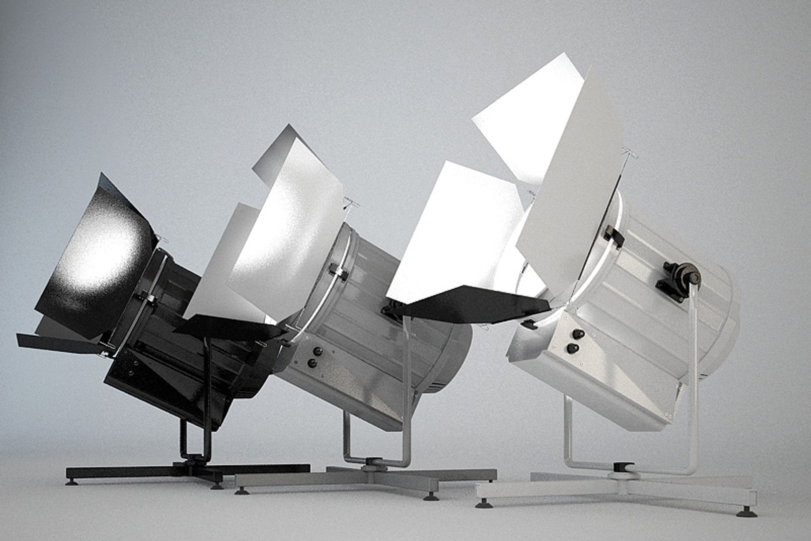 3d Spotlight Spot Model