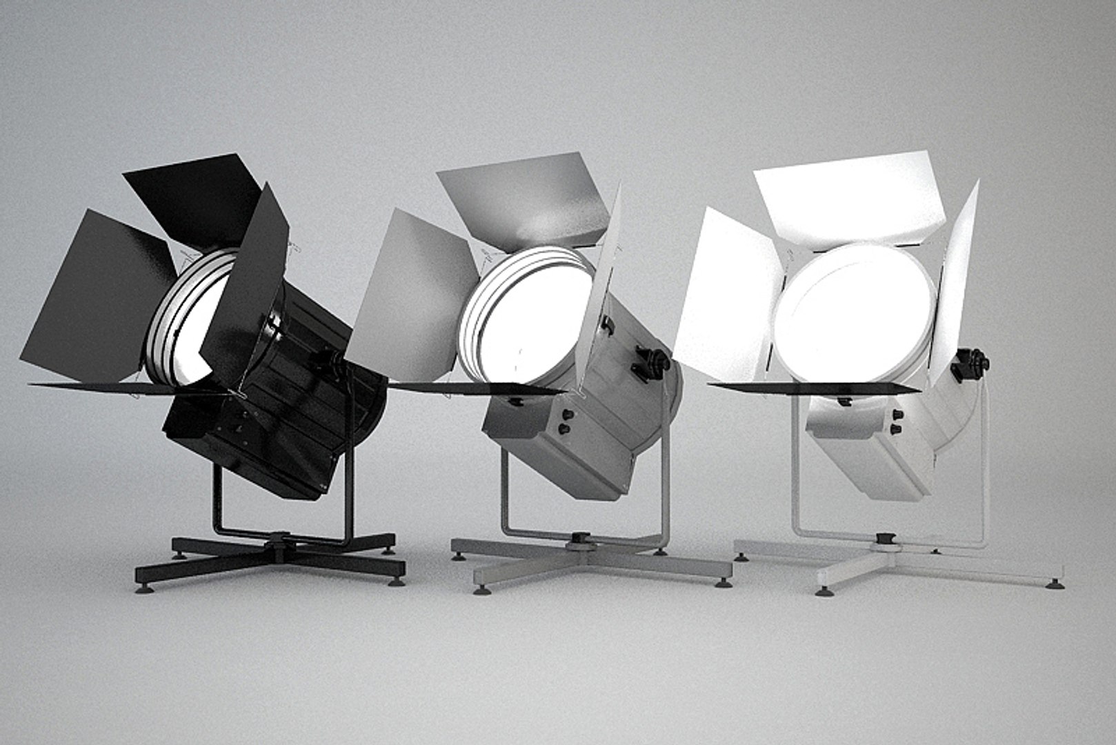 3d spotlight spot model