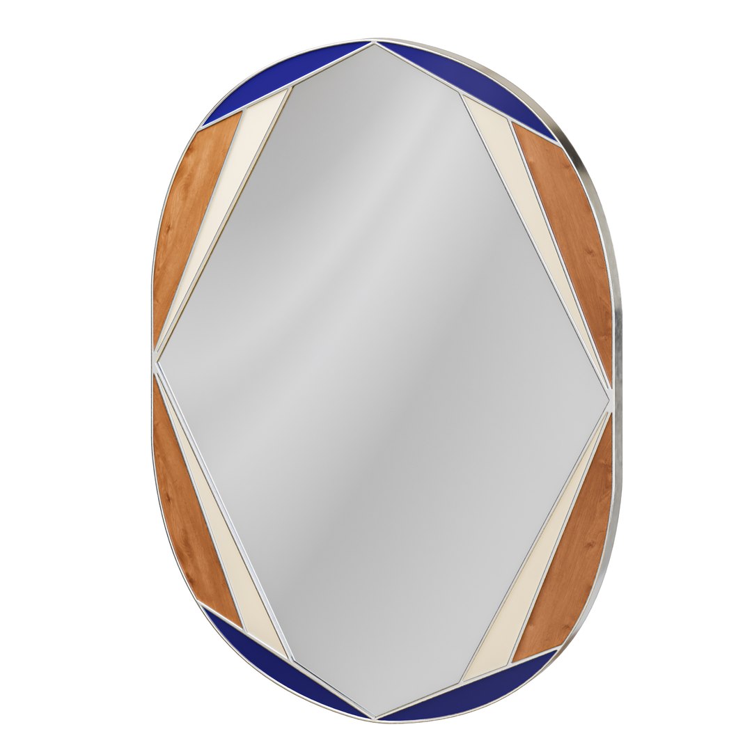 Zara Wall Mirror With Irregular Enamel Frame 3D Model - TurboSquid 2362762