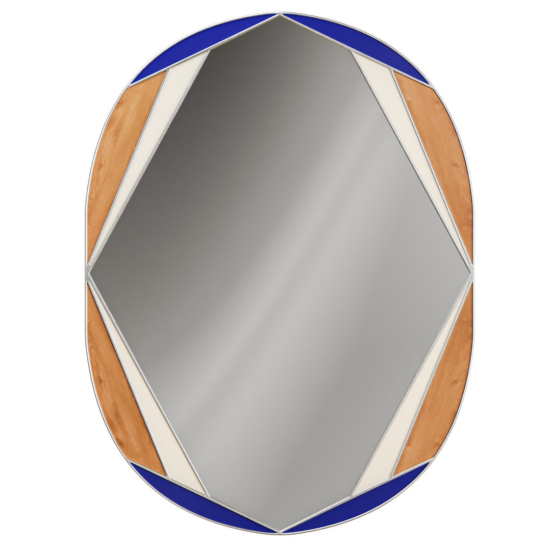 Zara Wall Mirror With Irregular Enamel Frame 3D Model - TurboSquid 2362762