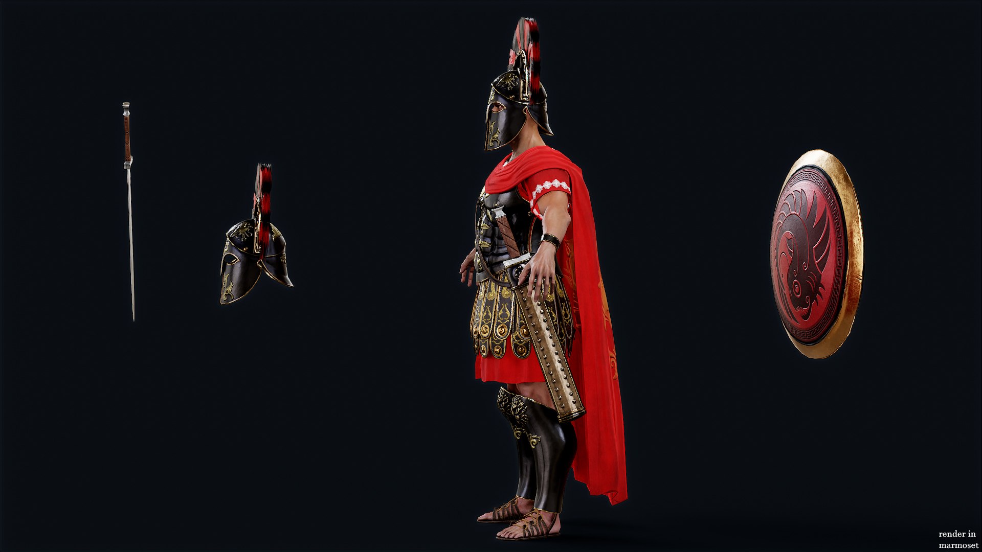 SPARTAN ROYAL GUARD R COLLECTION 3D - TurboSquid 2333937