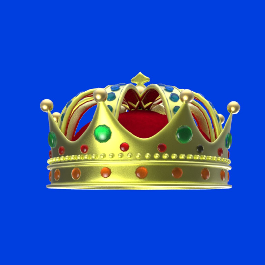 3d Model Crown Render Animation