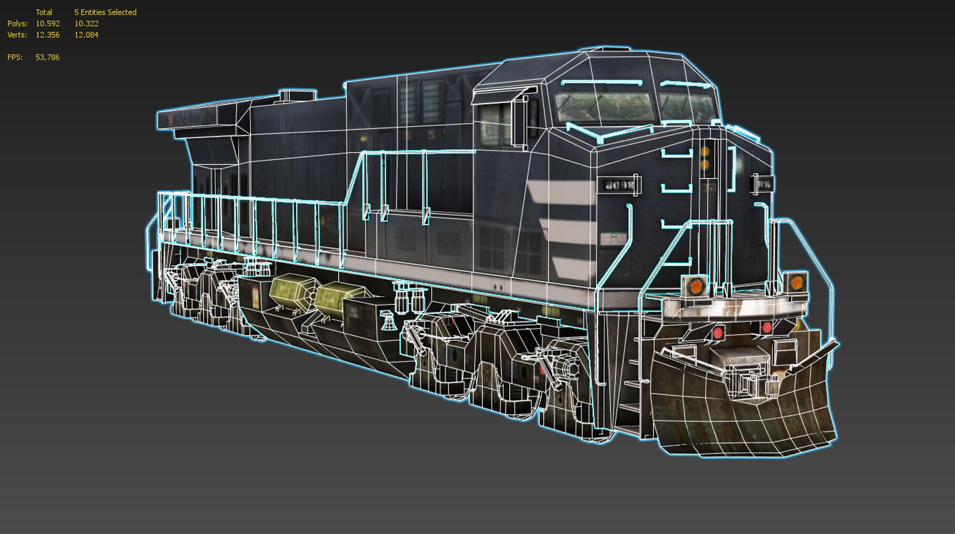 3D Electric Locomotive Model - TurboSquid 1271026