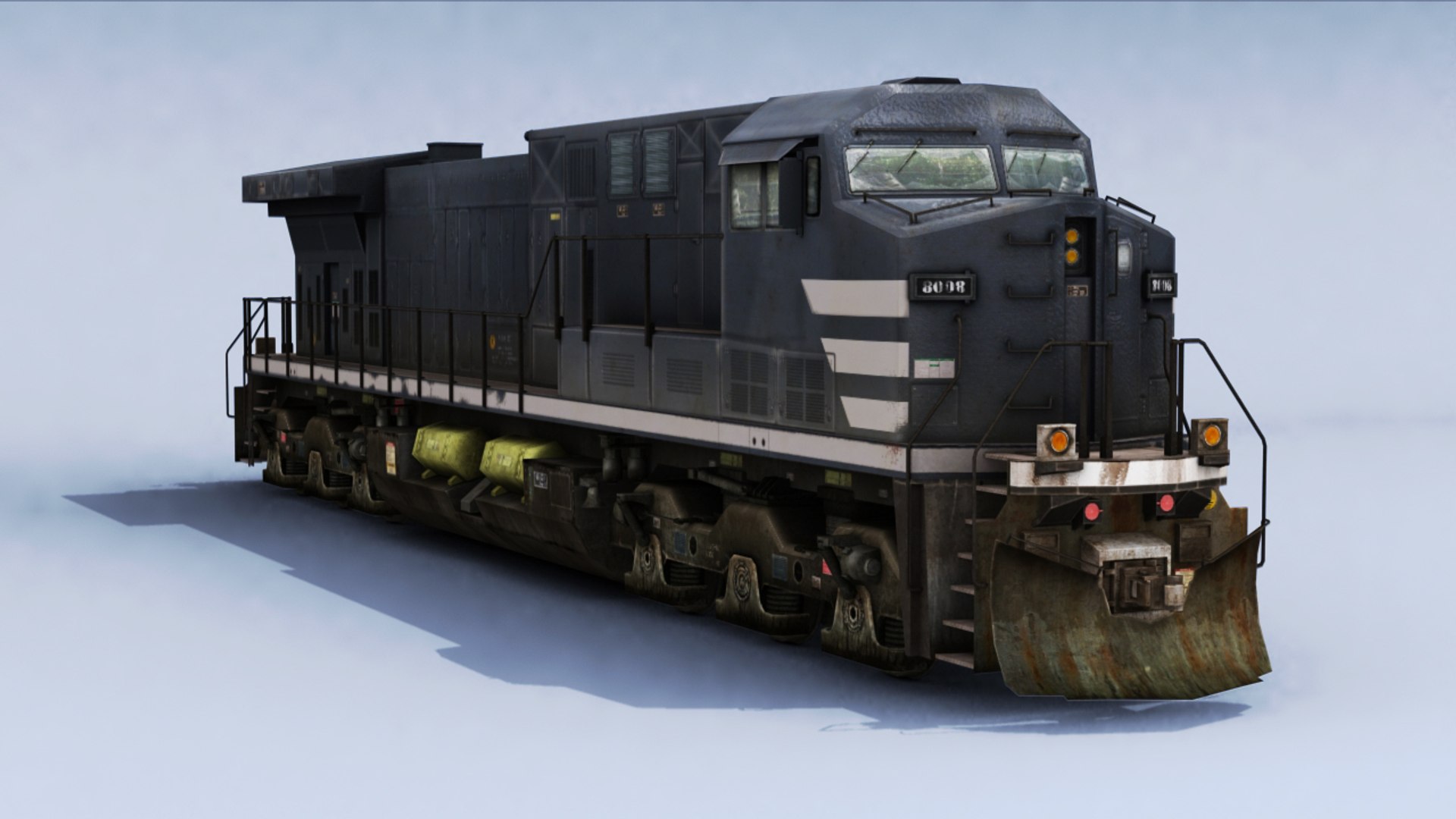 3D Electric Locomotive Model - TurboSquid 1271026