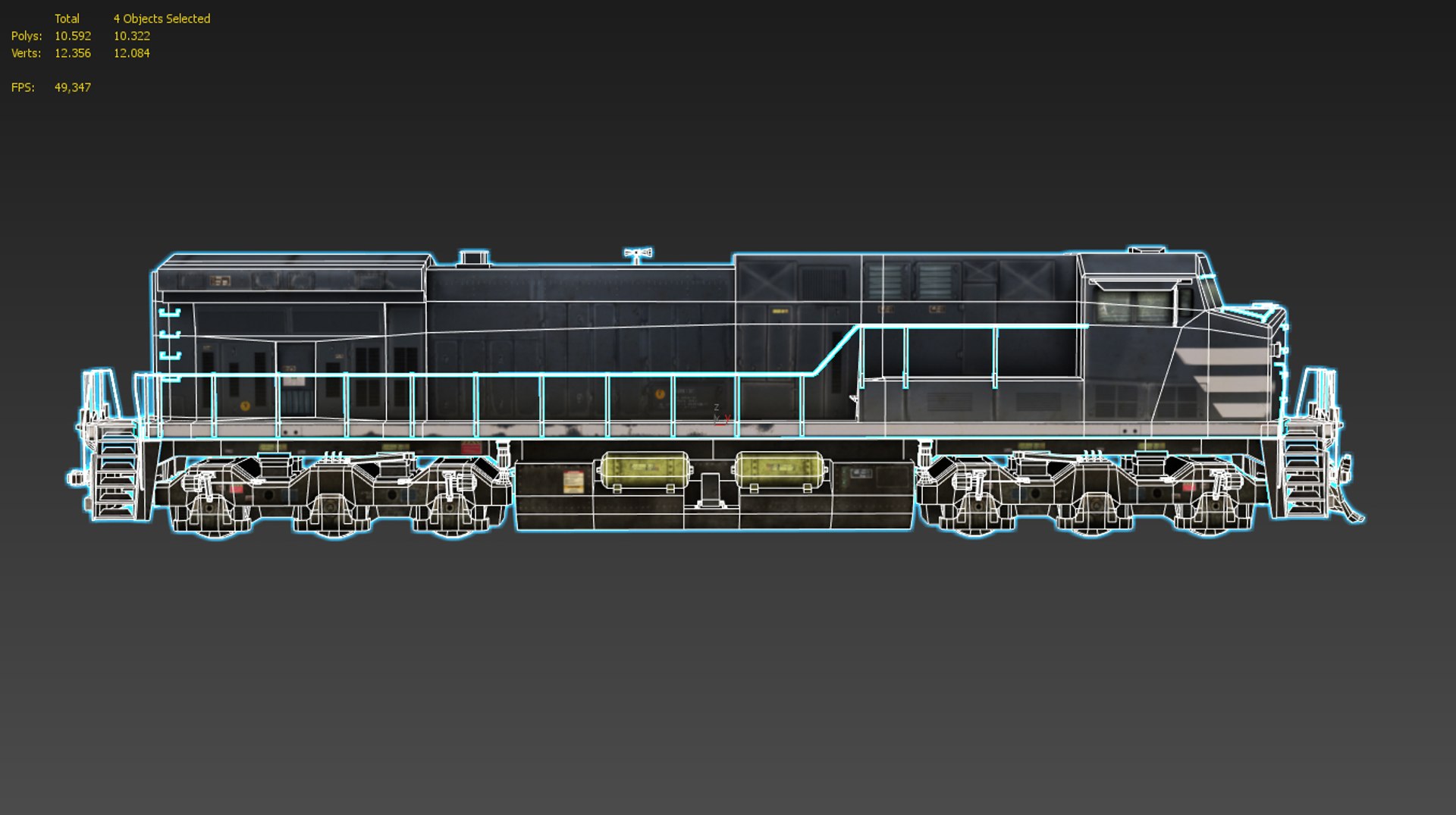 3D Electric Locomotive Model - TurboSquid 1271026