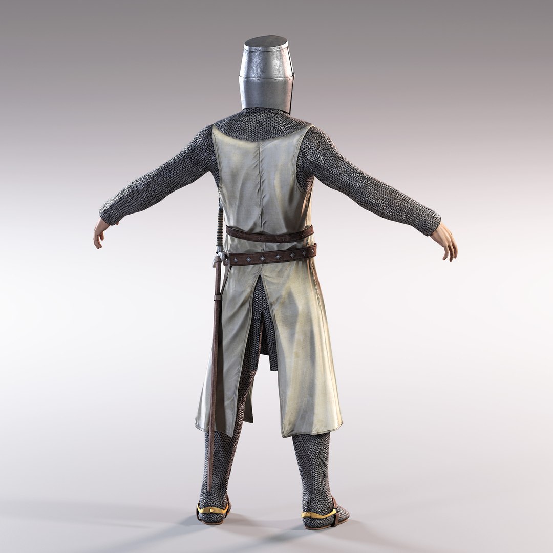 Knight Rigged 3d Max