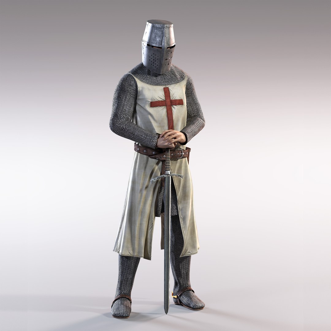 Knight Rigged 3d Max