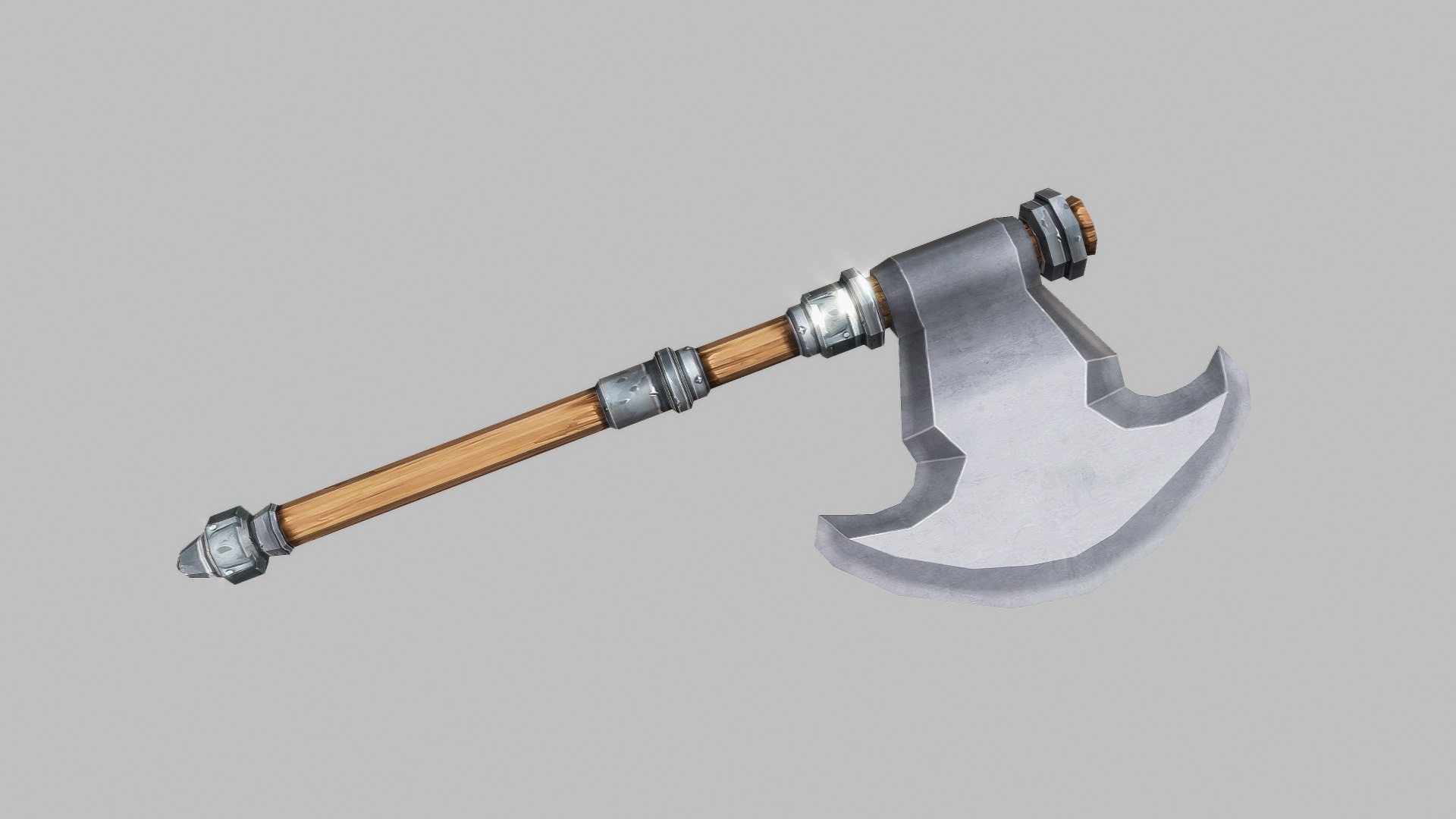 3d fantasy weapon daggers hammer