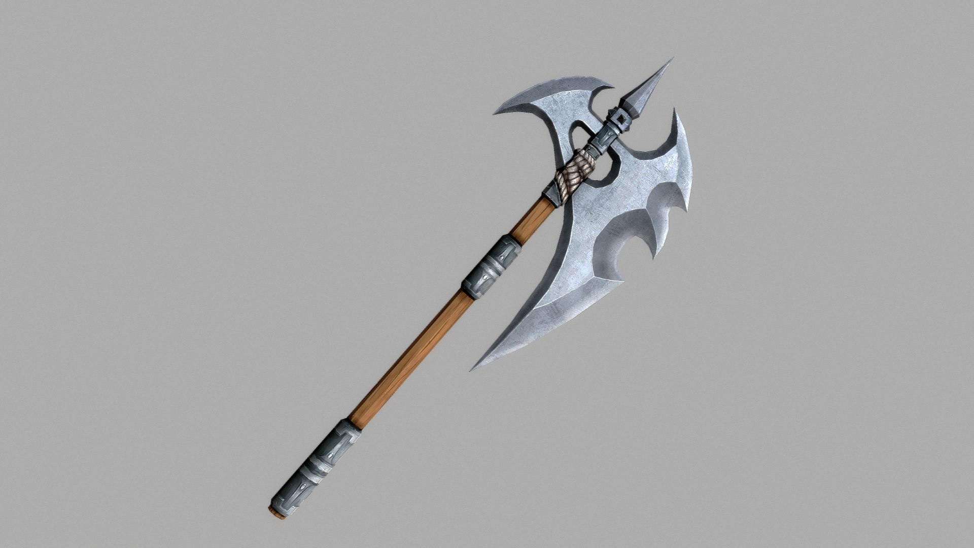 3d fantasy weapon daggers hammer