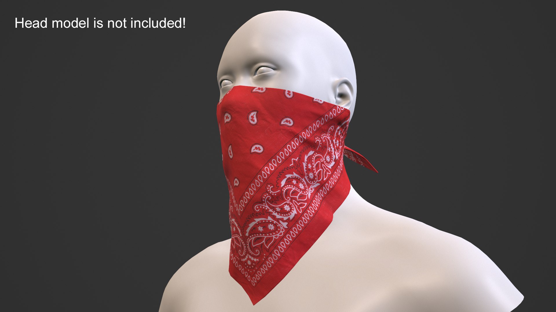 Bandana Band 3D Model - TurboSquid 1636402