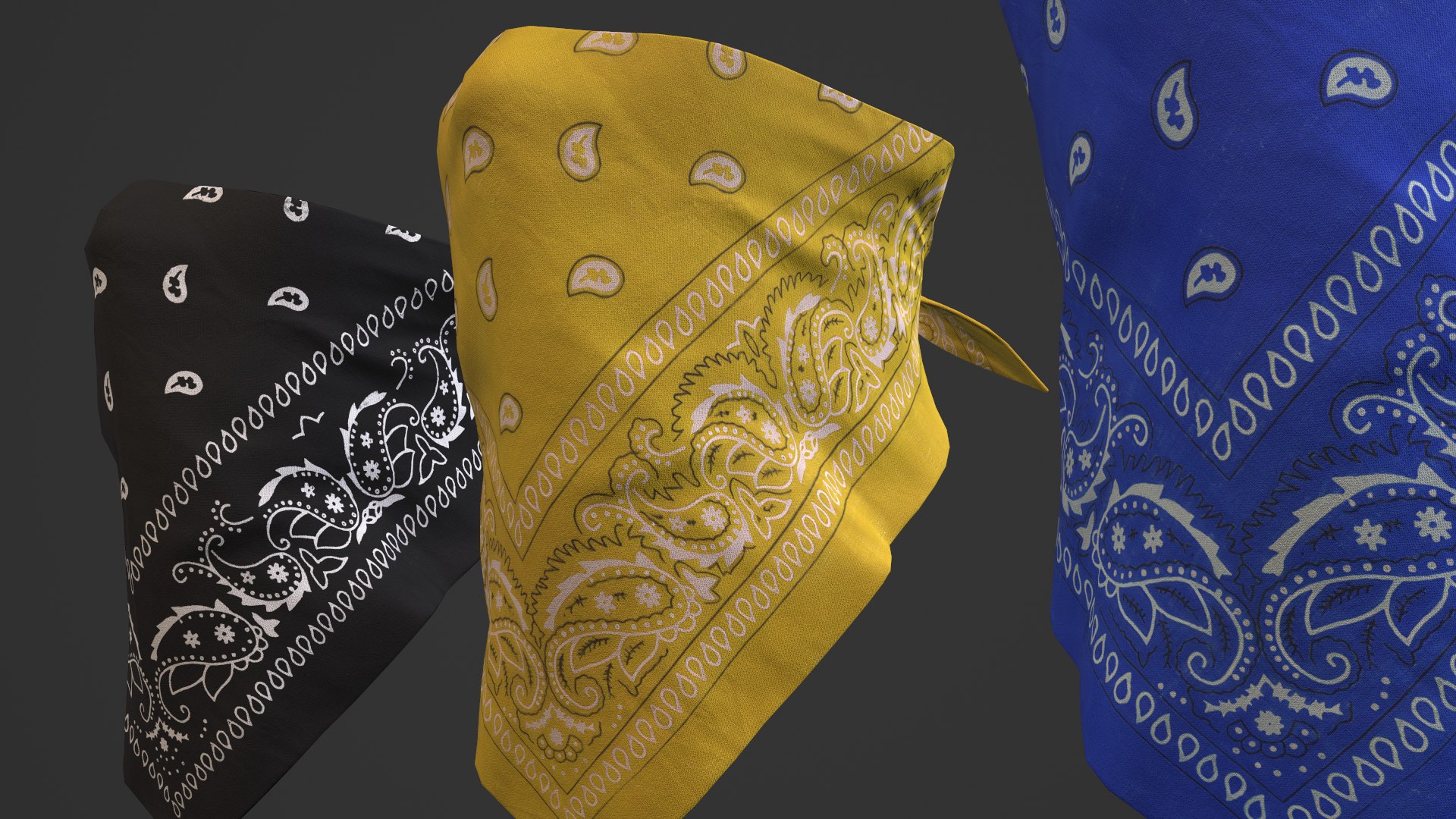 Bandana Band 3D Model - TurboSquid 1636402