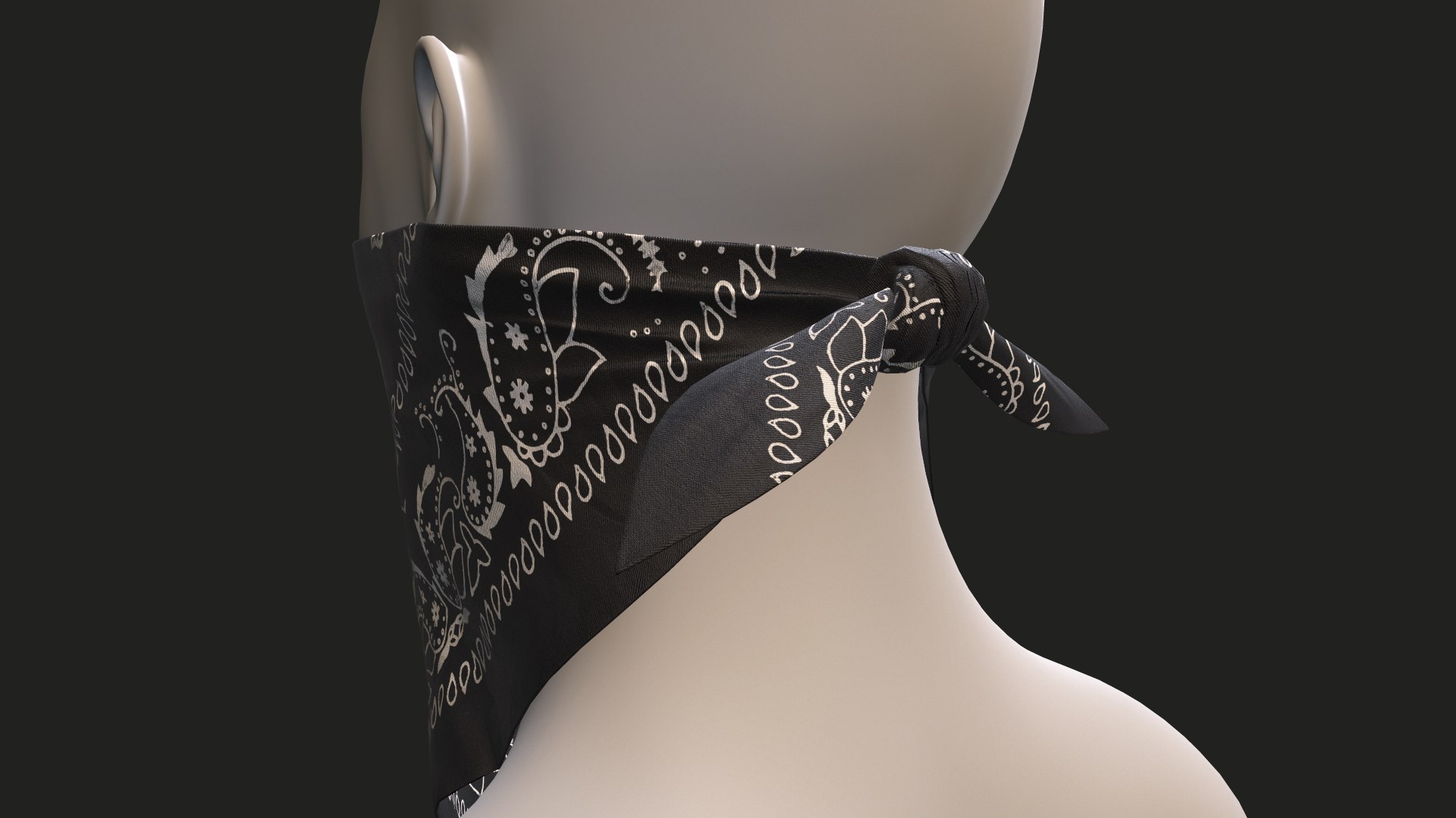 Bandana Band 3D Model - TurboSquid 1636402