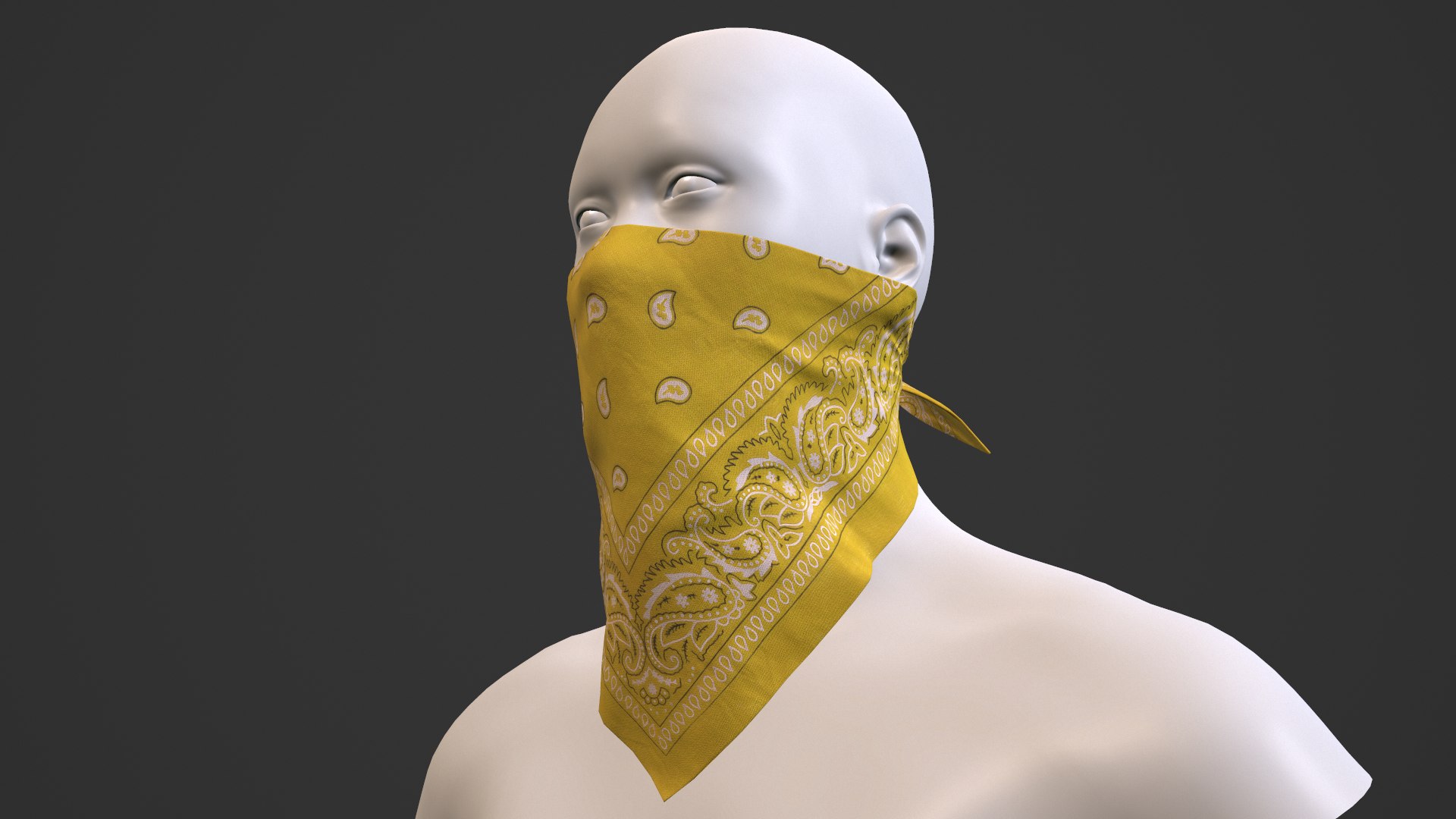Bandana Band 3D Model - TurboSquid 1636402