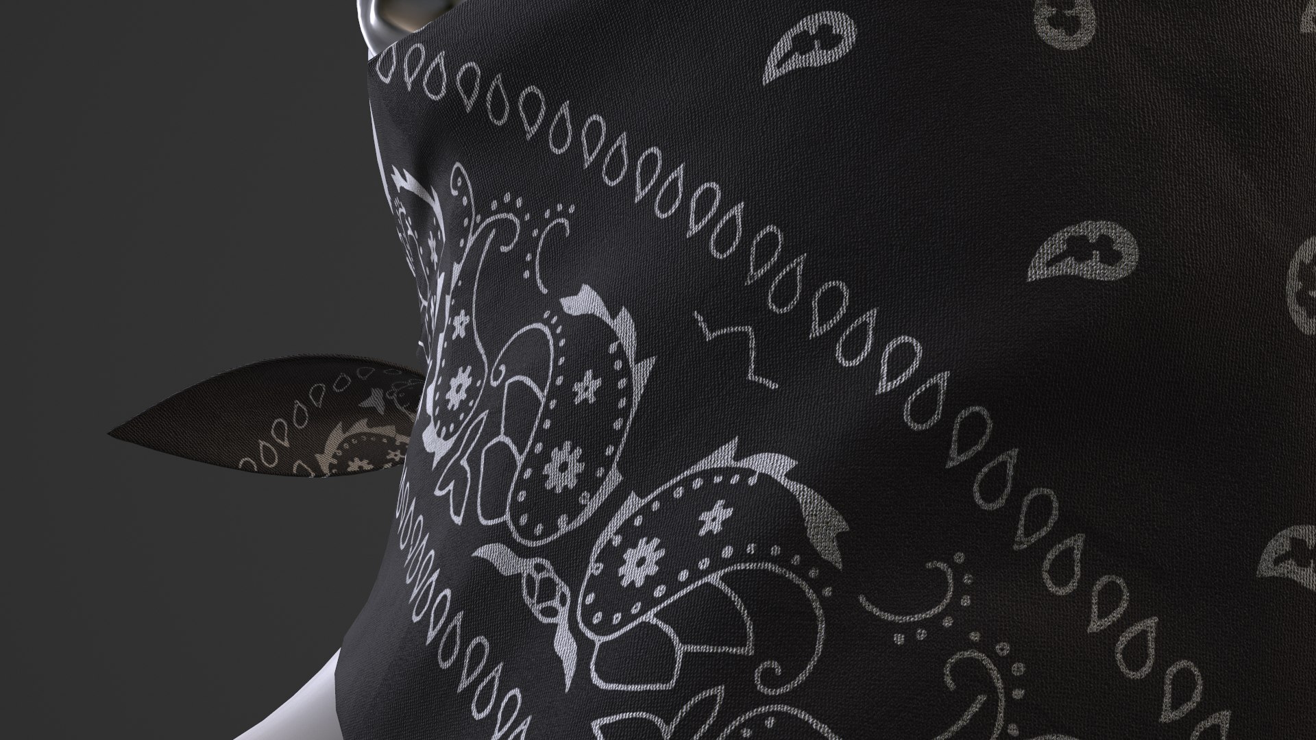 Bandana band 3D model - TurboSquid 1636402