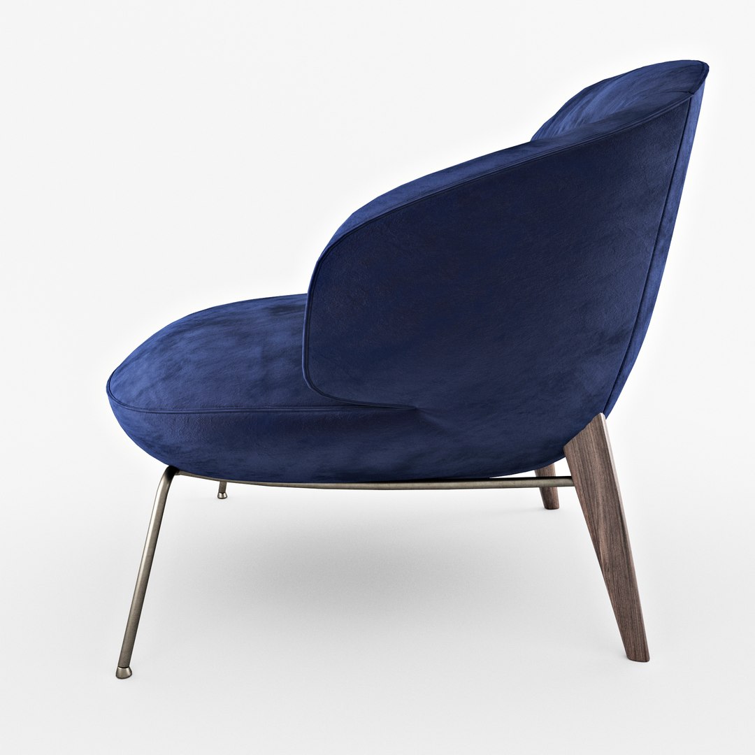 Penelope Armchair 3D Model - TurboSquid 1535941
