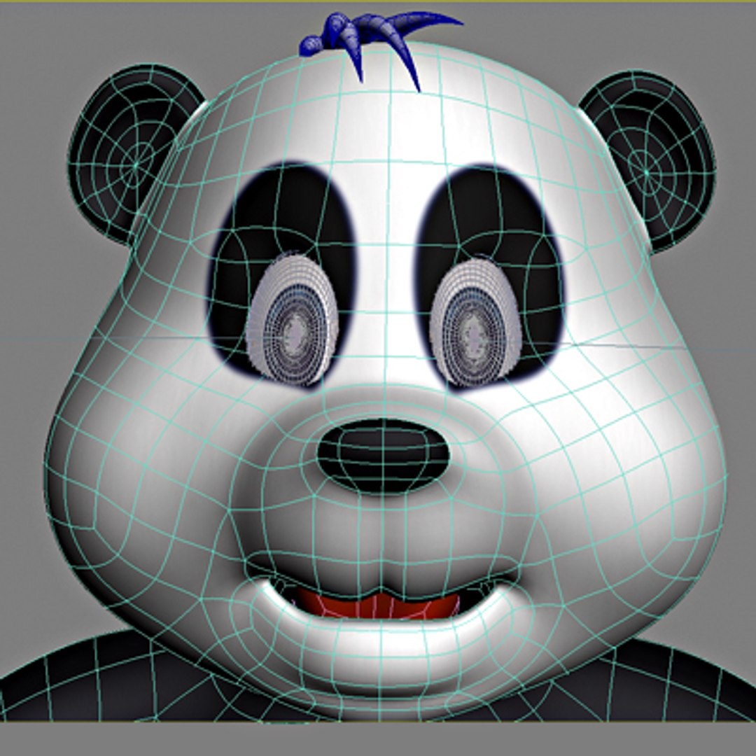 3ds Max Panda Baby Character