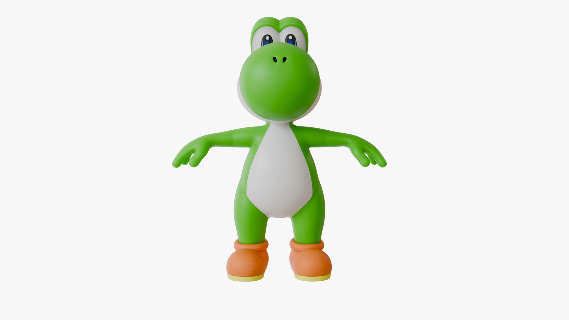 Yoshi Character Cinematic Super Mario World(1) 3D - TurboSquid 2260730