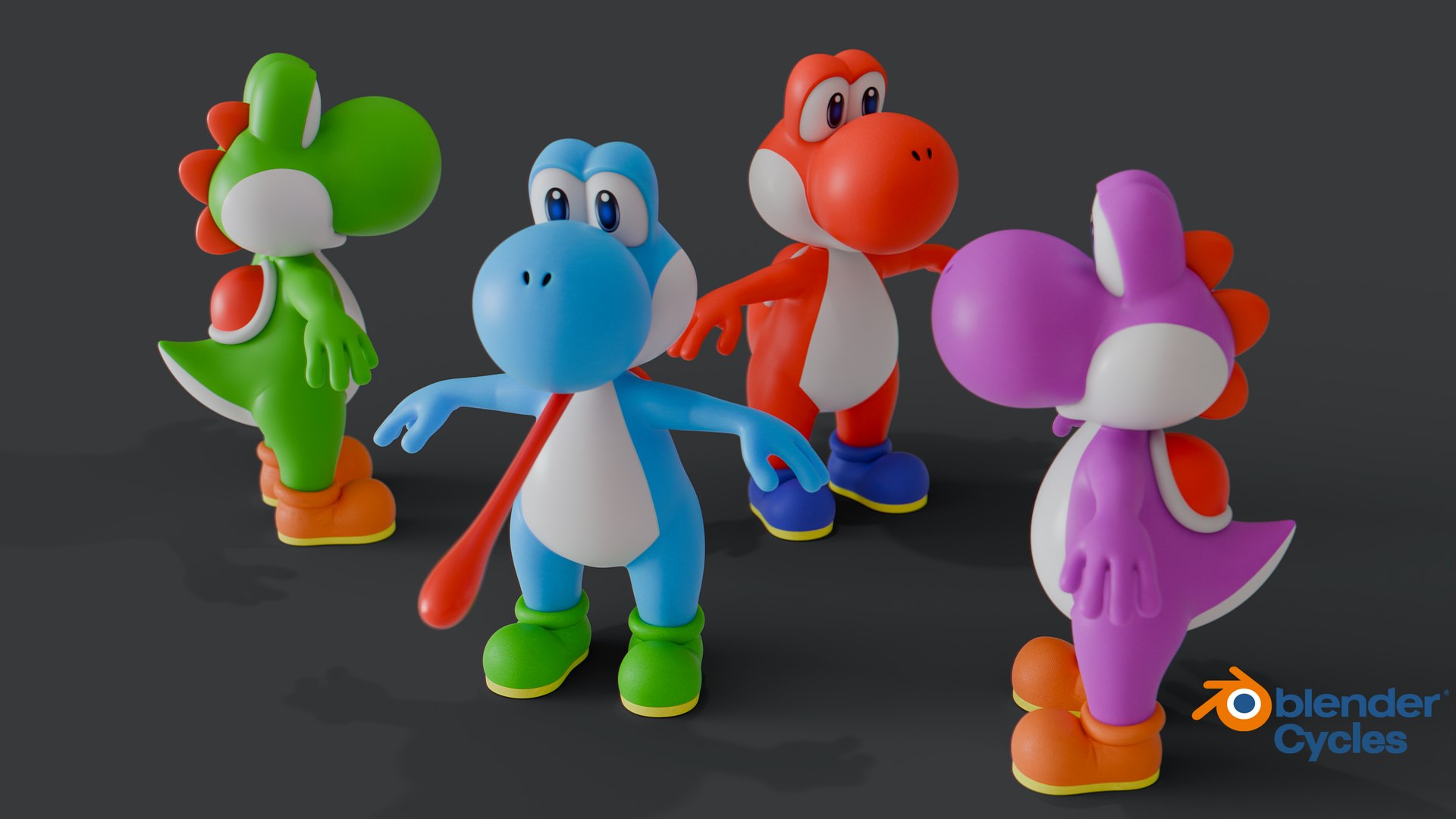 Yoshi Character Cinematic Super Mario World(1) 3D - TurboSquid 2260730